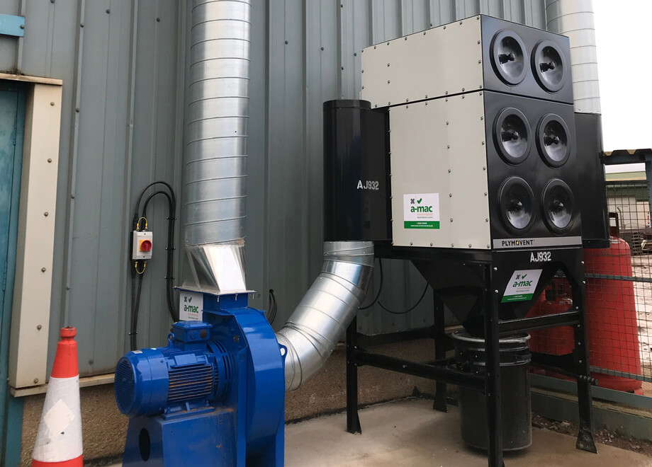 Plymovent installation at AJ Engineering