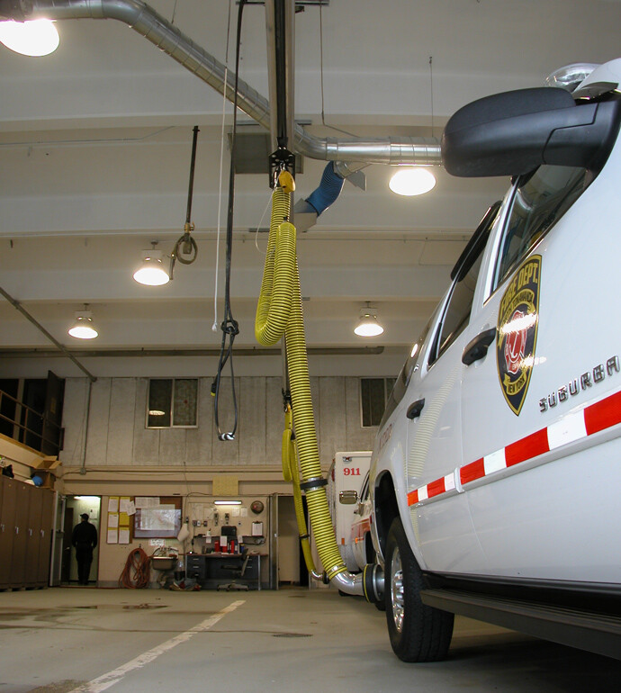 Plymovent installation at North Tonawanda Fire Department