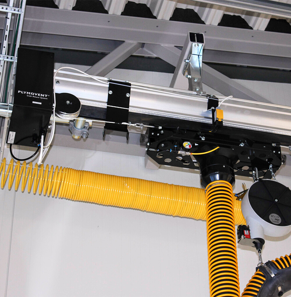 Crab Return System | Rail systems | Plymovent